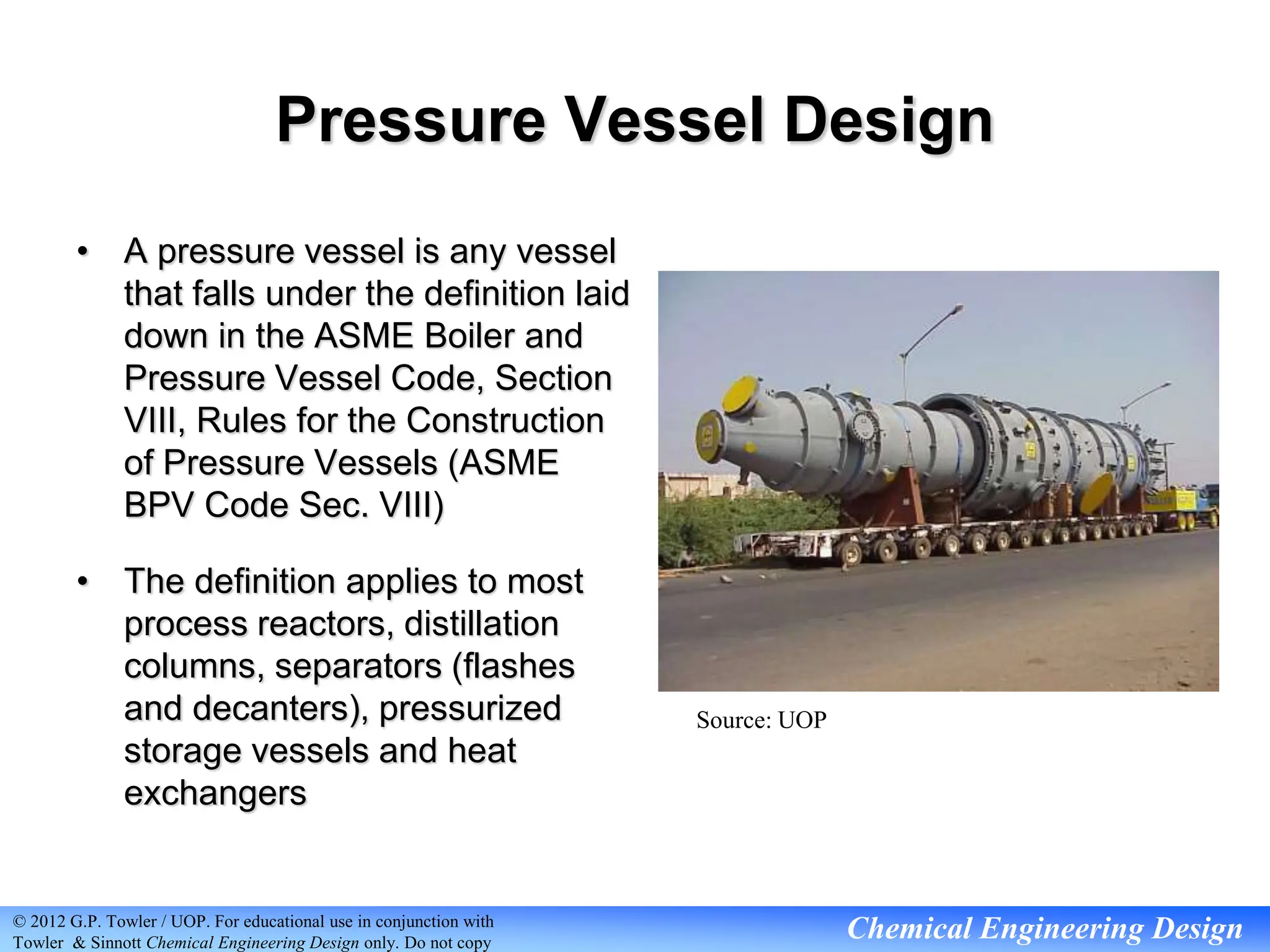 pressure vessel details for design and it components | PPT