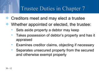 Chapter 30 – Bankruptcy | PPT
