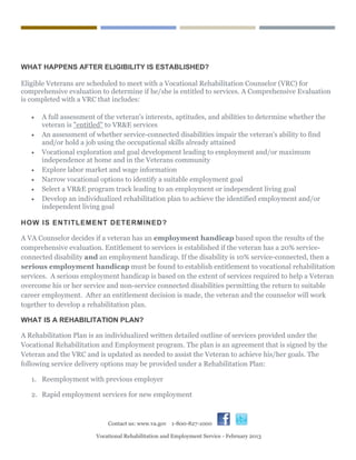 Ch31 factsheet | PDF