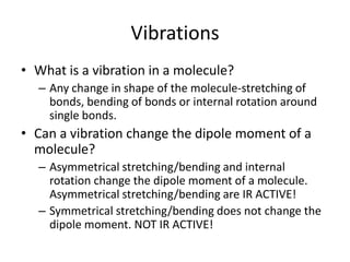 Ch 323 INFARED SPECTROSCOPY INTRODUCTION | PDF