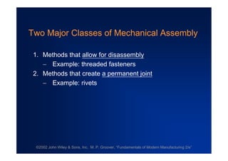 Ch33 mechanical assembly-tseng | PDF