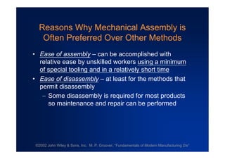 Ch33 mechanical assembly-tseng | PDF