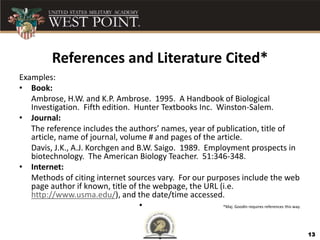 CH375 Intro to Biology - Library Resources | PPTX