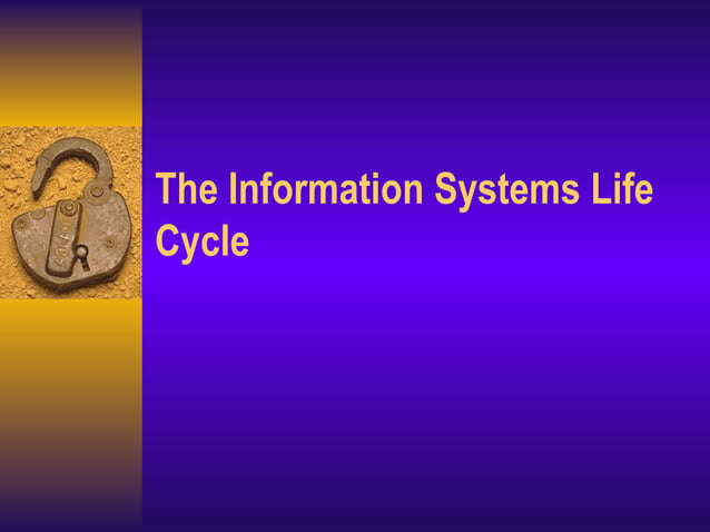 Information Systems Life Cycle | PPT | Computing | Technology & Computing