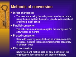 Information Systems Life Cycle | PPT