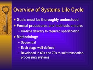 Information Systems Life Cycle | PPT