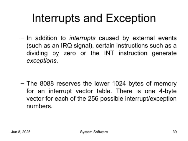 Machine Architecture of Intel 8088 and addressing modes | PPT