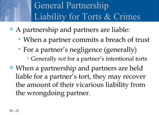 Chapter 38 – Operation of Partnerships and Related Forms | PPT ...