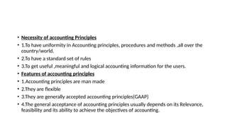 Chapter 3 ACCOUNTING PRINCIPLES PRESENTATION | PPTX