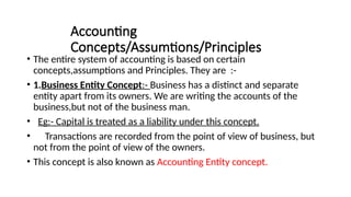 Chapter 3 ACCOUNTING PRINCIPLES PRESENTATION | PPTX