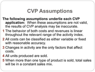 CH 3 ACCOUNTING.pptCost-Volume-Profit Analysis | PPT