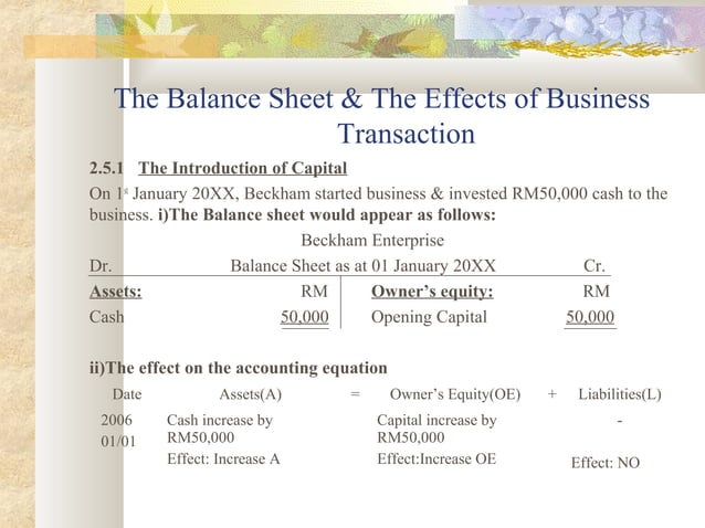Ch 3 accounting equation & classification | PPT
