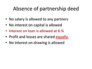Fundamentals of partnership accounting | PPTX