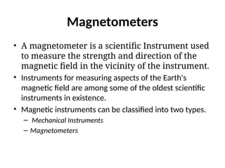magnetometers that are used to measure magnetic field.pptx