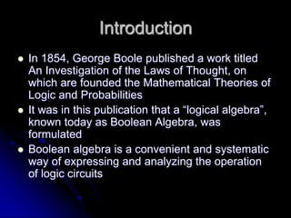 Ch3 Boolean Algebra.ppt