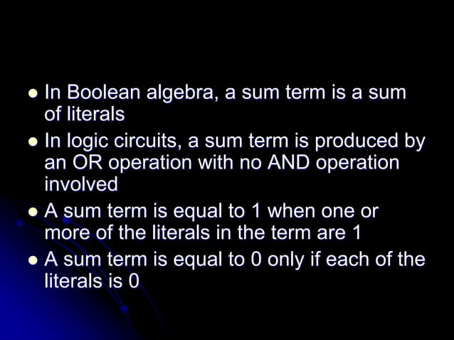 Ch3 Boolean Algebra.ppt