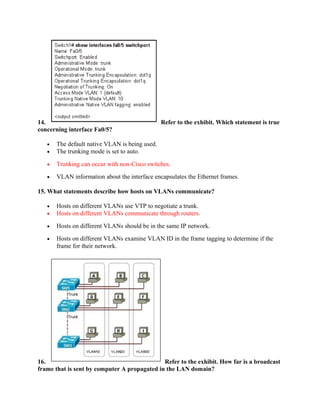 Ch3 ccna exploration 3 lan switching and wireless | PDF