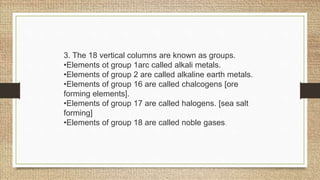 CLASSIFICATION OF ELEMENTS AND PERIODICITY IN PROPERTIES | PPTX ...