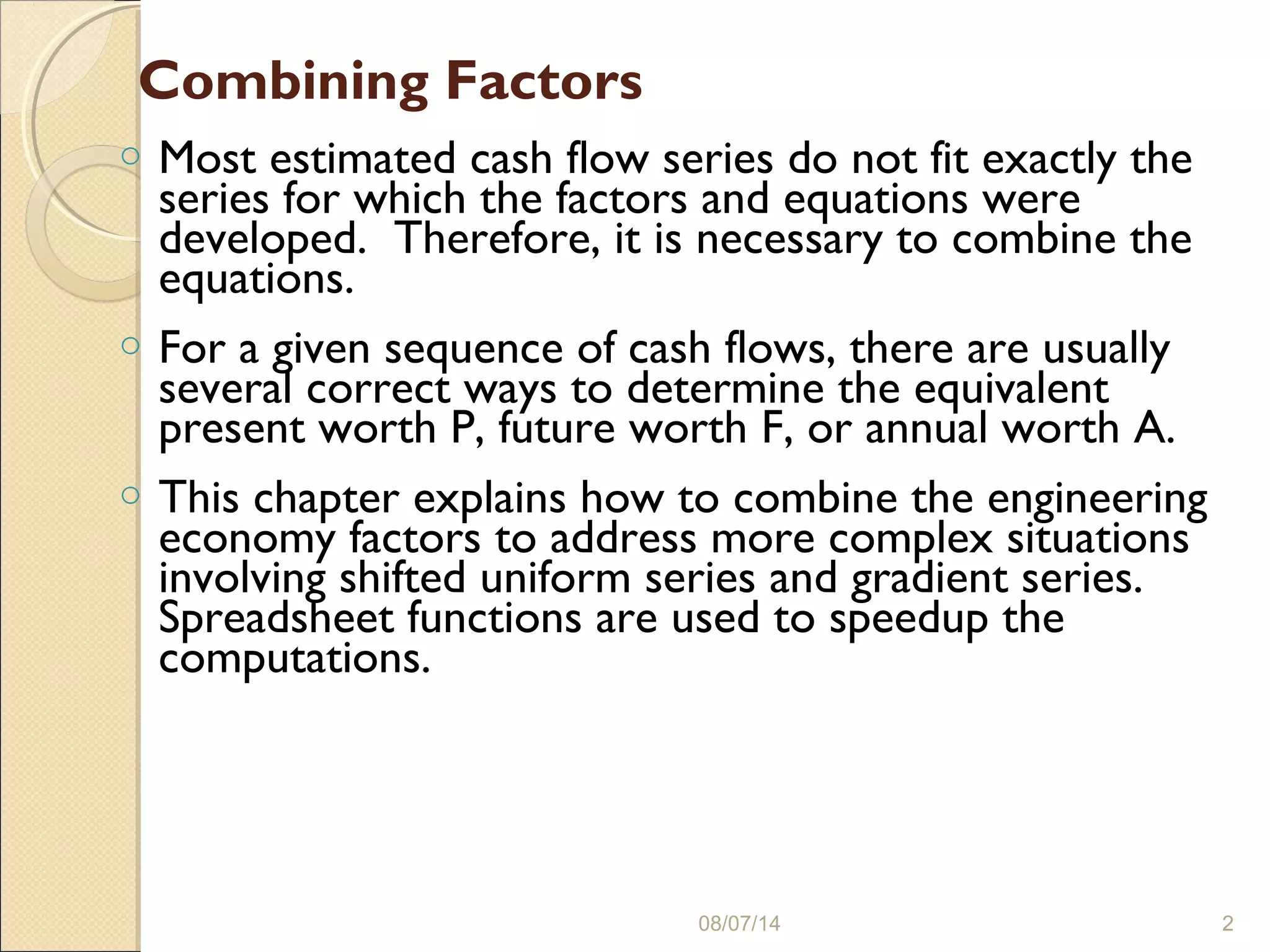 Ch3 combinig factors_rev2 | PPT