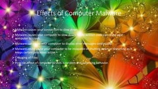 Ch 3 computer malware ppt | PPTX