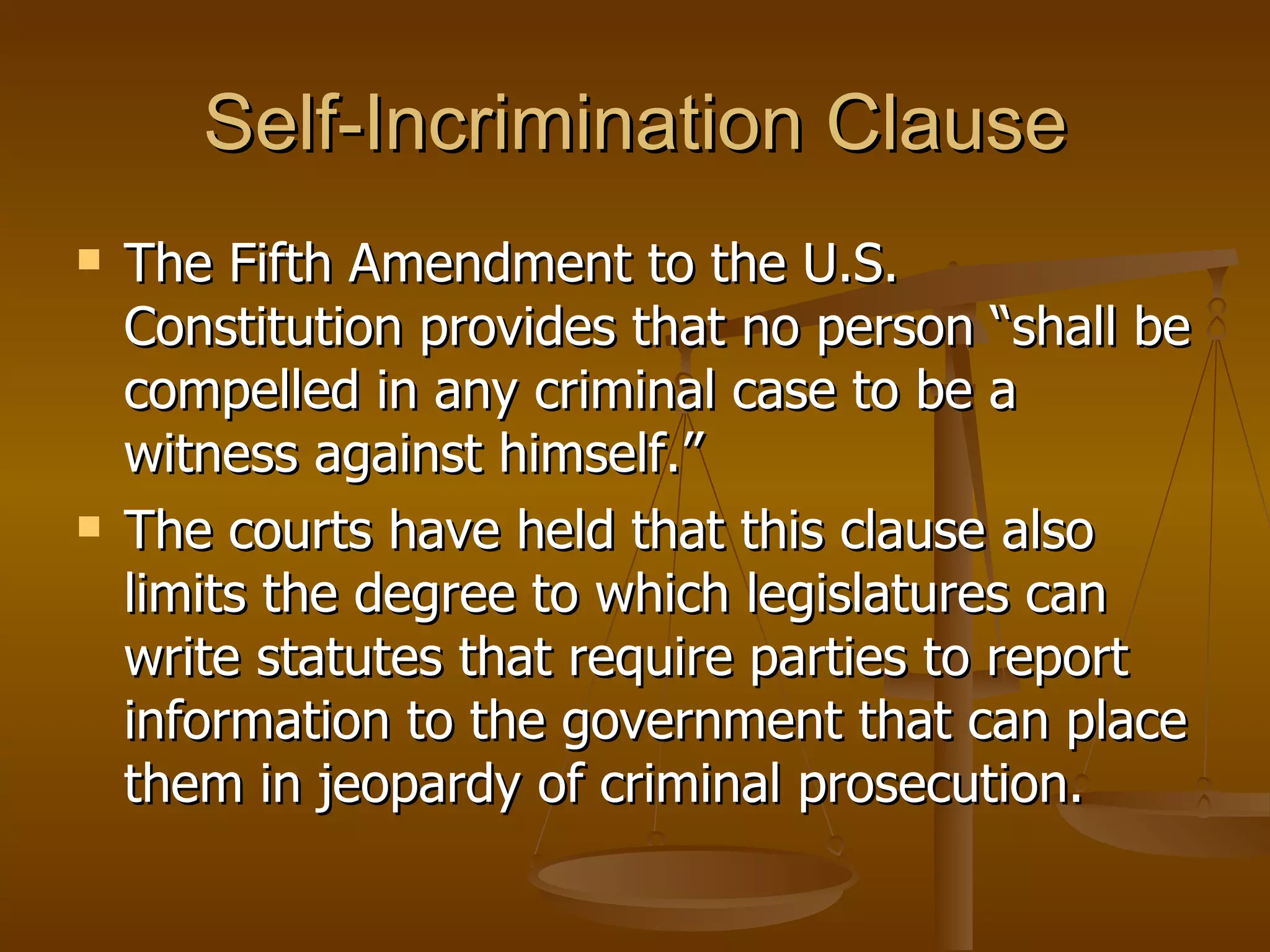 Ch 3 Constitutional Limitations on the Prohibition of Criminal Conduct | PPT