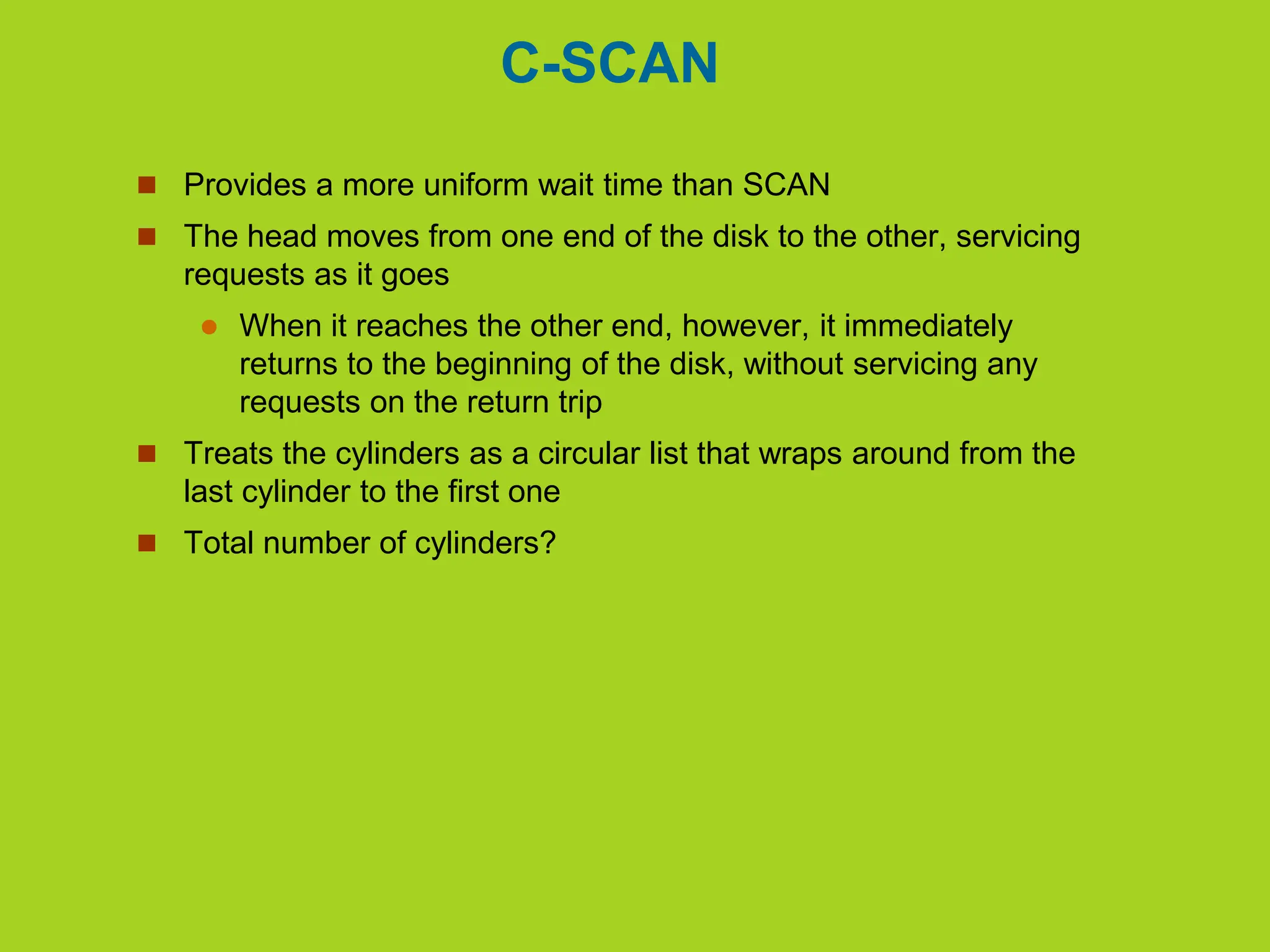 Disk Scheduling | PPT