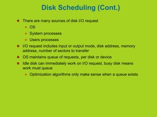 Disk Scheduling | PPT
