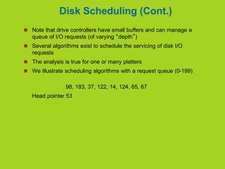Disk Scheduling | PPT