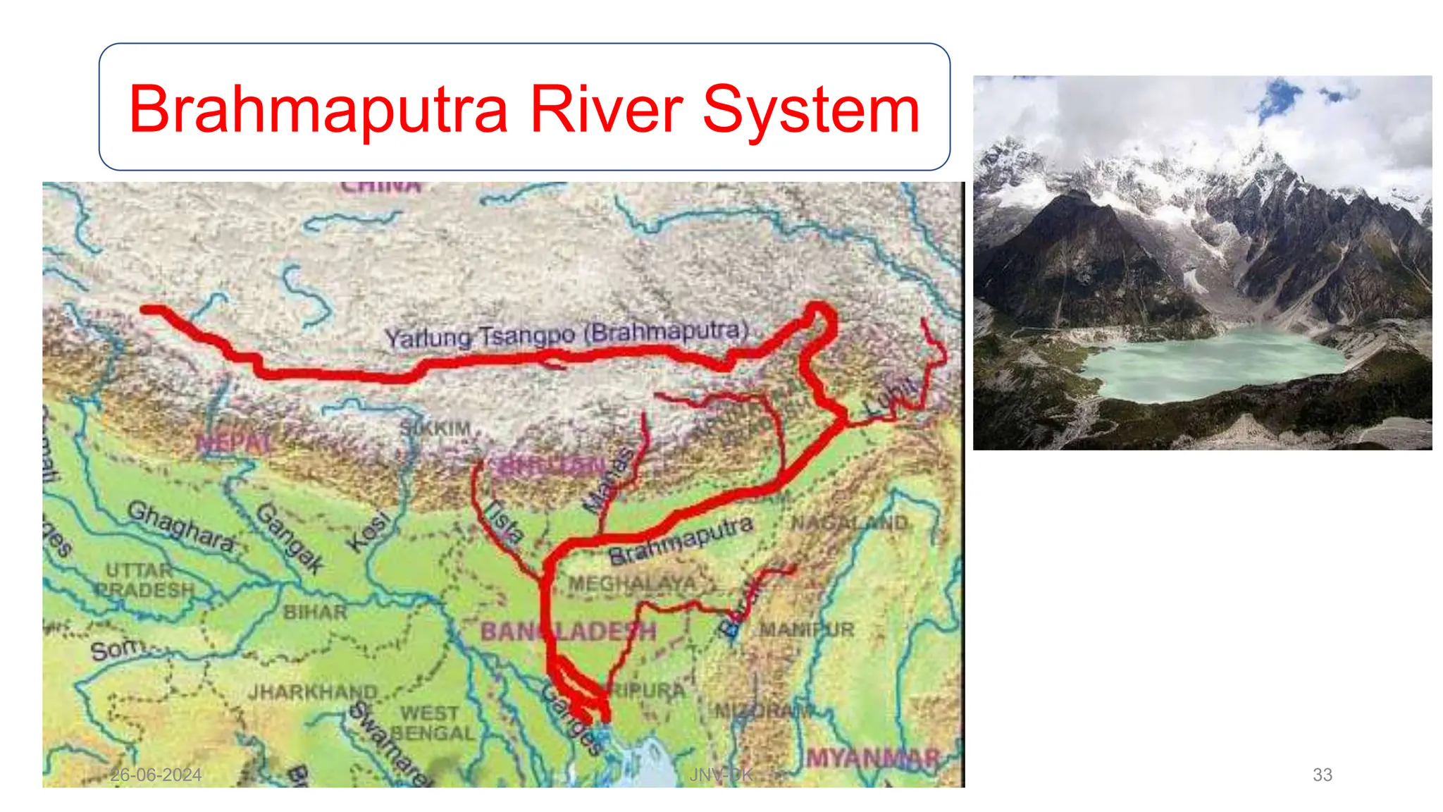 chapter Drainage - geography class 9 NCERT | PPTX | Asia Travel ...
