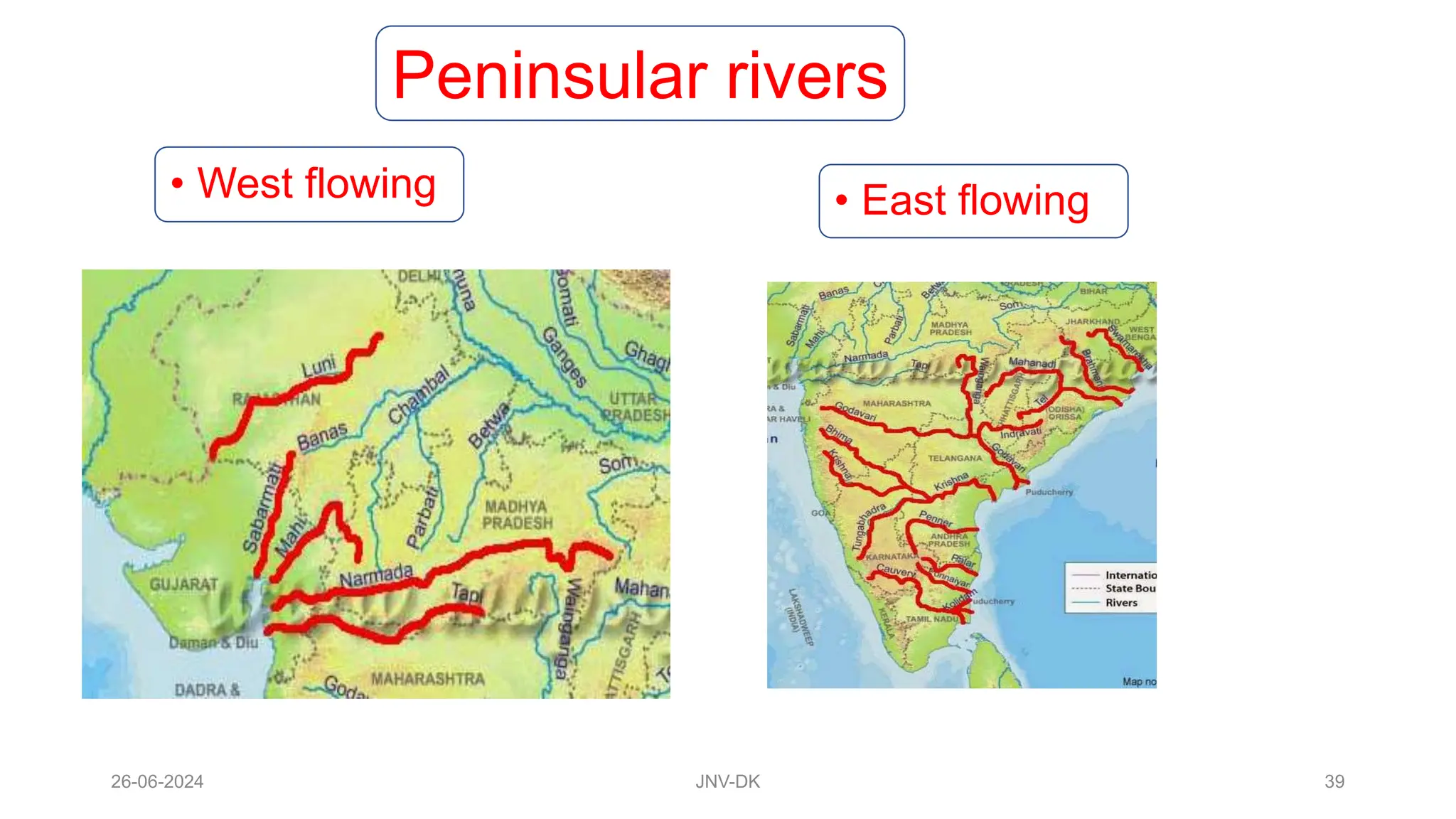 chapter Drainage - geography class 9 NCERT | PPTX | Asia Travel ...