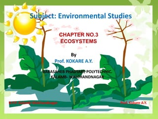 Ch 3 ecosystems | PPT