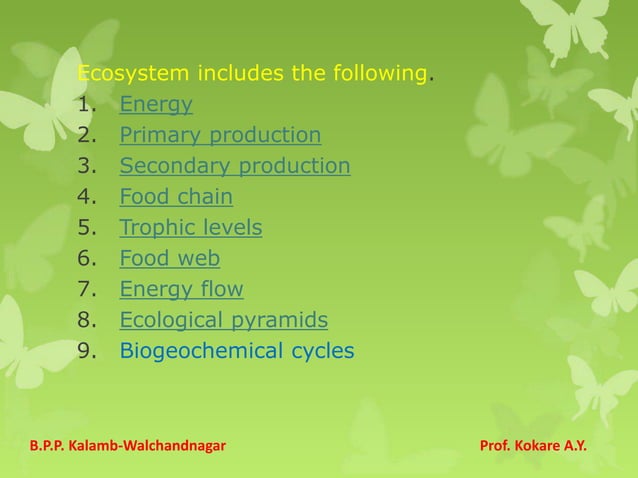 Ch 3 ecosystems | PPT