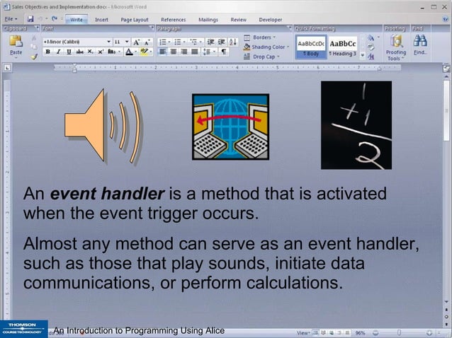 Ch 3 Event Driven Programming Ppt Operating Systems Computer Software And Applications