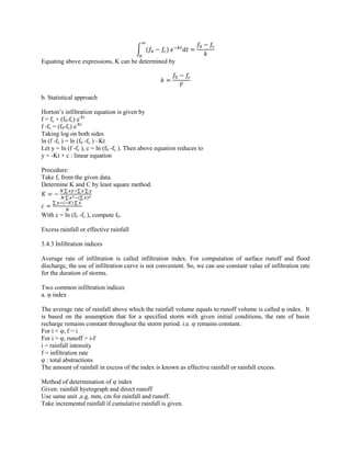 Ch3 hydrological losses | PDF