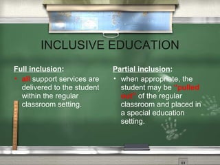 Ch 3 inclusion_and_collaboration | PPT | Educational Assessment | Education