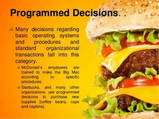 itmis decision making models | PPTX