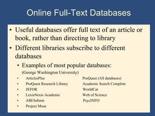 Writing The Research Paper A Handbook (7th ed) - Ch 3 layout of the ...