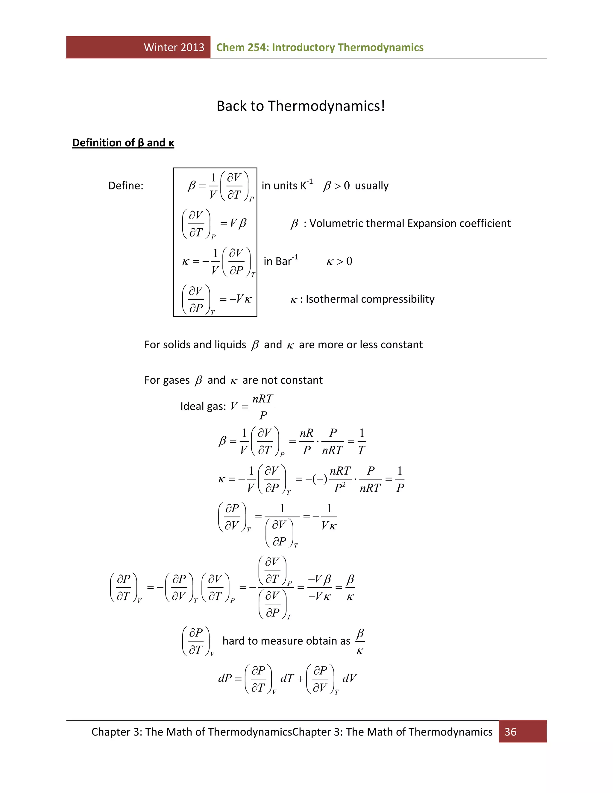 Ch 3 math_of_thermodynamics | PDF