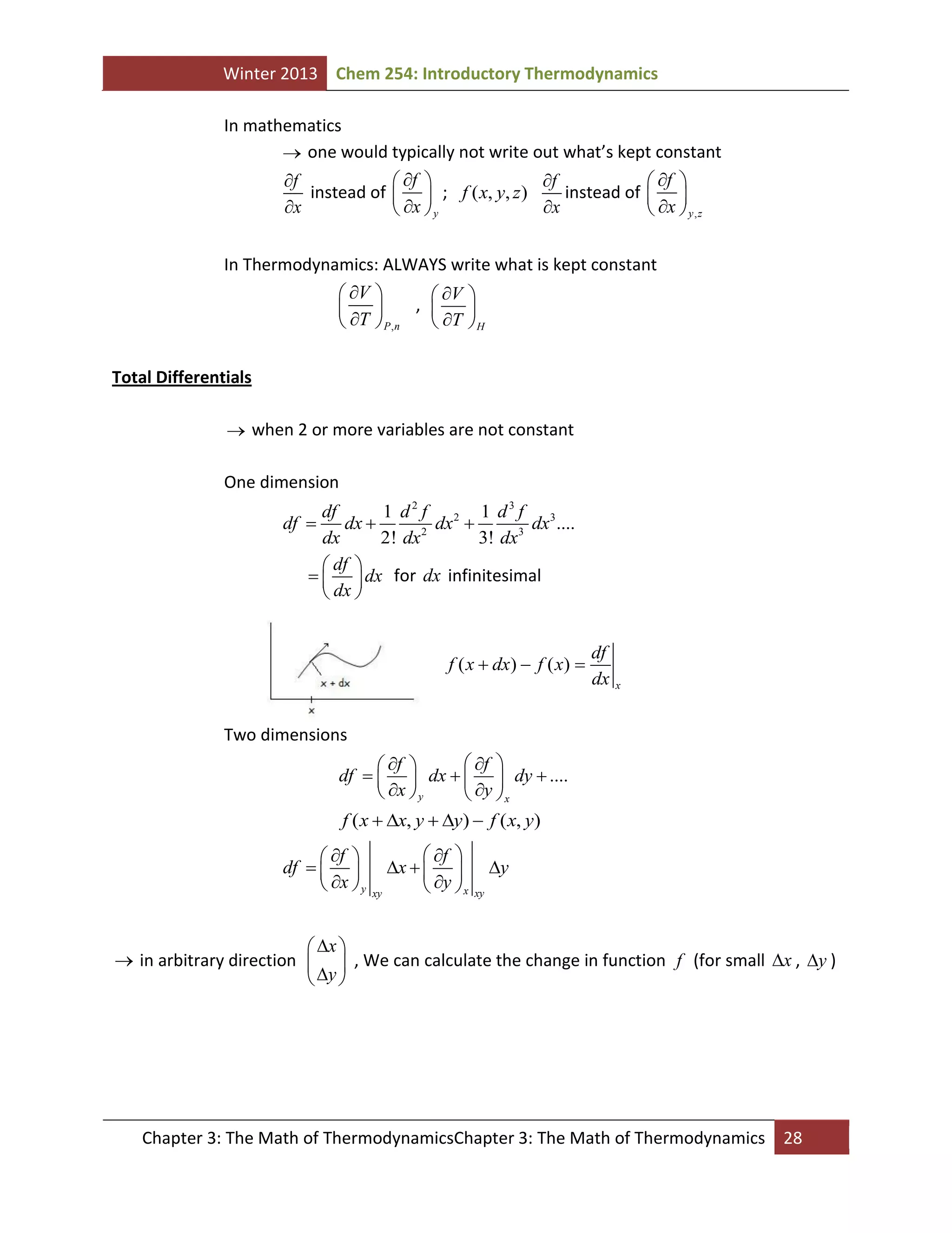 Ch 3 math_of_thermodynamics | PDF