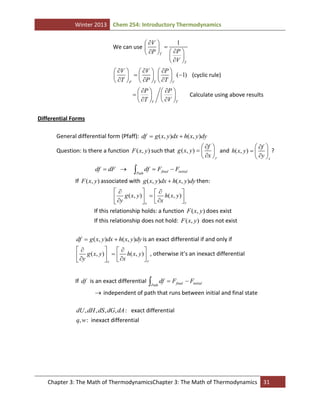 Ch 3 math_of_thermodynamics | PDF