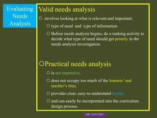 Ch 3 Needs Analysis.ppt