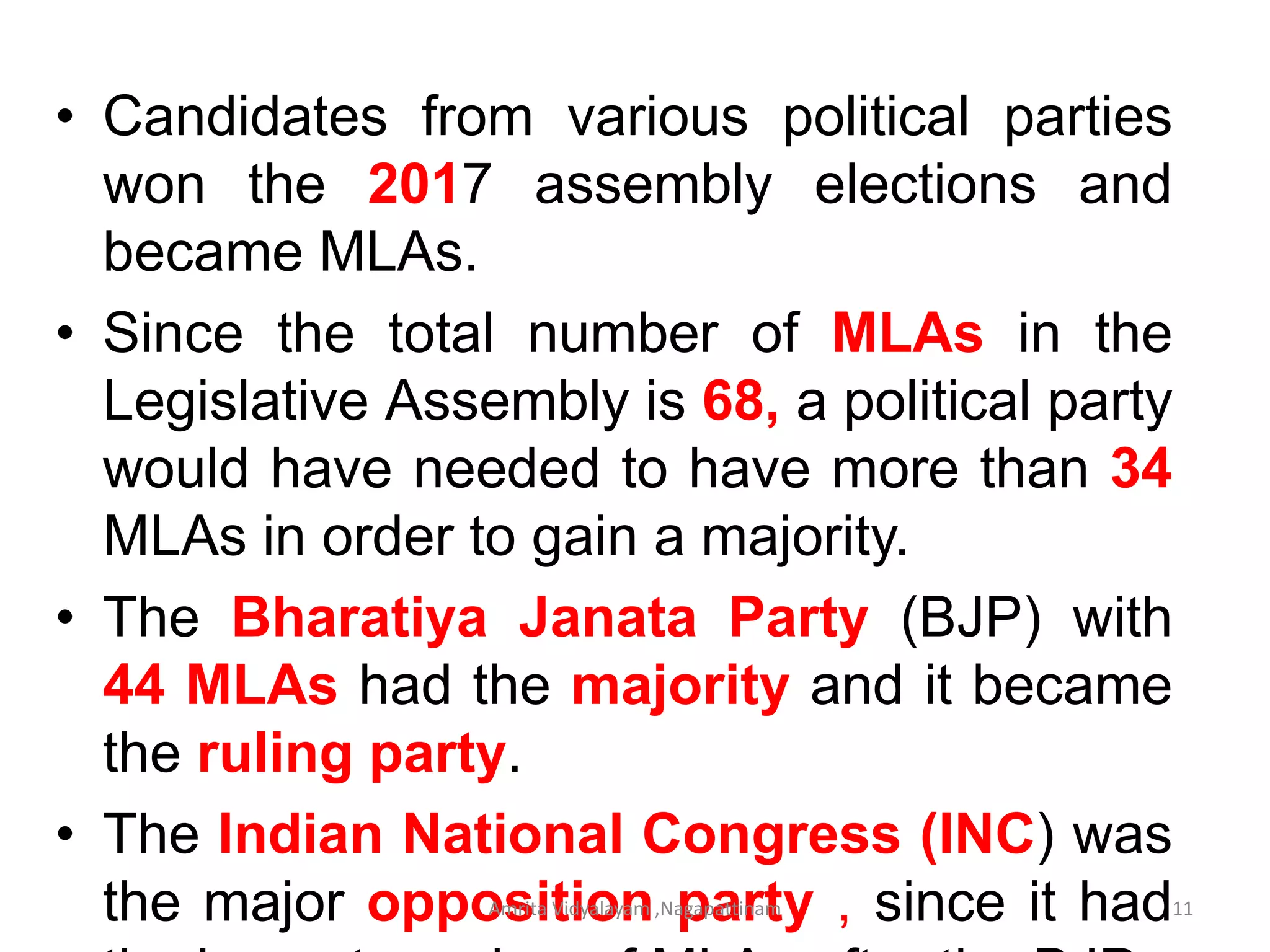 Class 7 -Political Science-Chapter 3-part 1-How the State Government ...