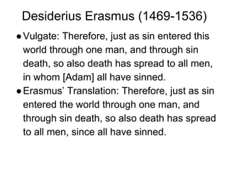 Ch 3 part 1 erasmus and christian humanism | PDF