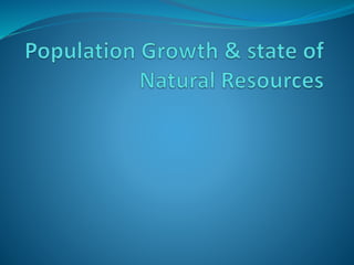 ch 3 Population growth -part-1.pptx | Geology | Science