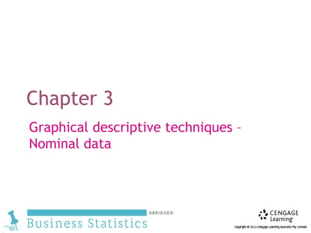 Graphical descriptive techniques – Nominal data Assignment Help | PPT