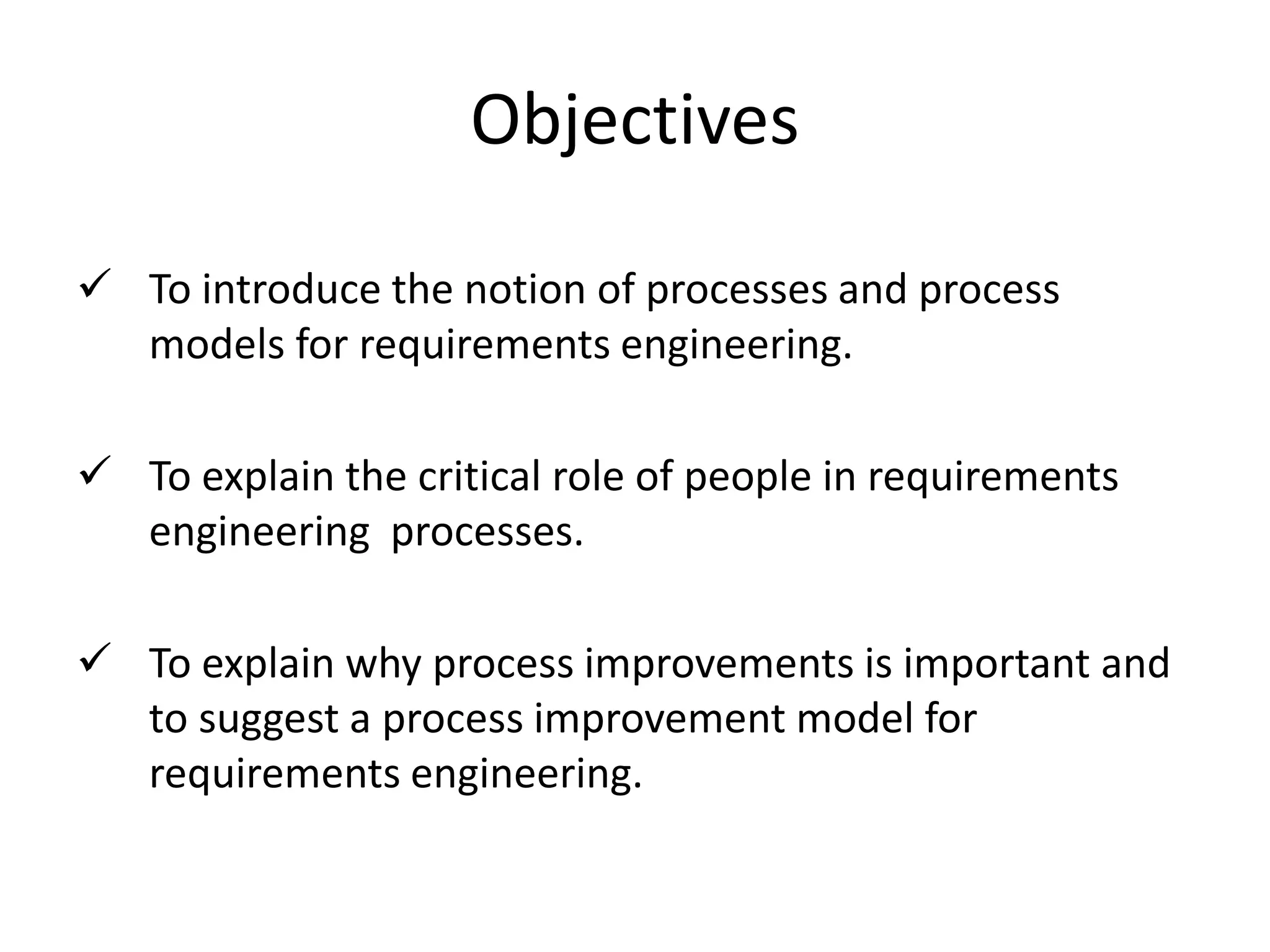 Requirements Engineering Processes | PPTX