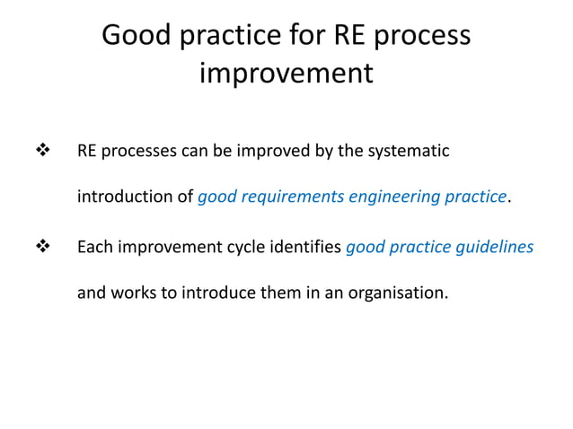 Requirements Engineering Processes | PPTX | Operating Systems ...