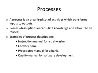 Requirements Engineering Processes | PPTX