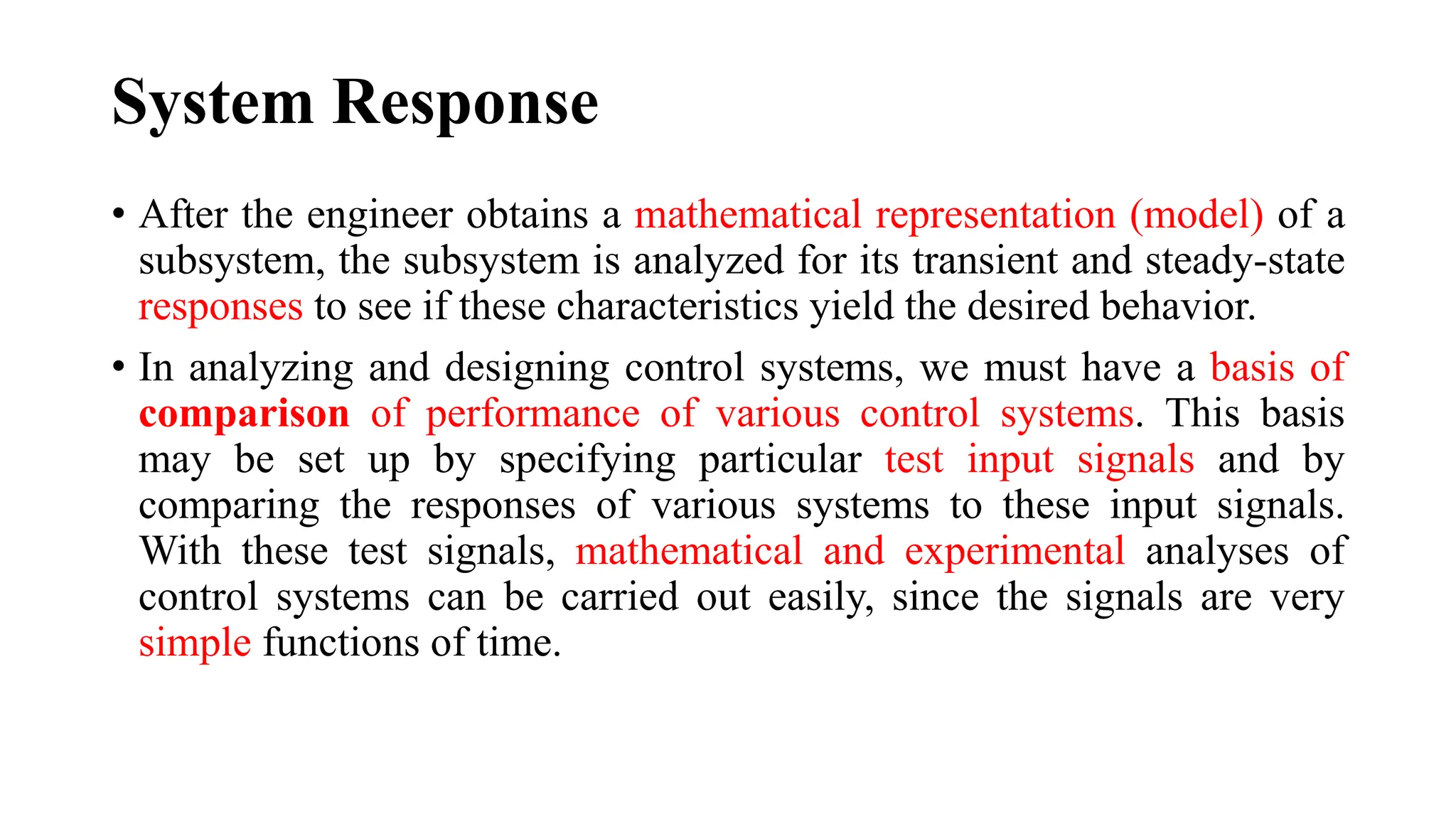 Transient and Steady State Response - Control Systems Engineering | PDF