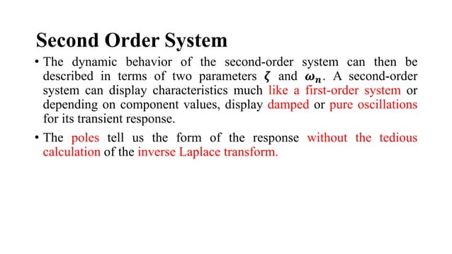 Transient and Steady State Response - Control Systems Engineering | PDF ...